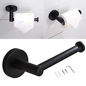 ACHVAC Rolling Shelf Stainless Steel Wall Mounted Bathroom Towel Rail Single Bar Rack Holder Shelf