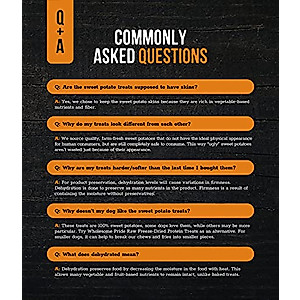 Wholesome Pride Sweet Potato Chews 100% All-Natural Single Ingredient, USA-Sourced Dog Treats, 16 oz