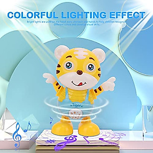 Kid Robot Toy, Tiger Design, Electronic Dancing Singing Robot Interactive Toy for Children