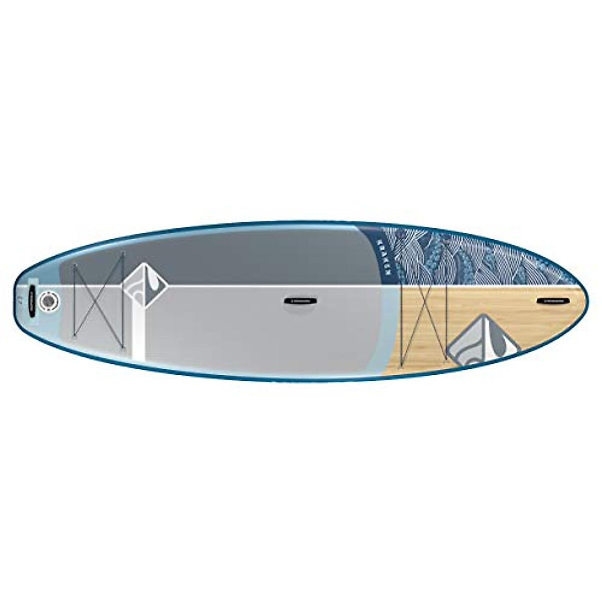 Boardworks SHUBU Kaken All-Water/Surf Inflatable Stand-Up Paddle Board (iSUP) | SUP Package Includes Pump, Three Piece Paddle and Roller Bag | 10’