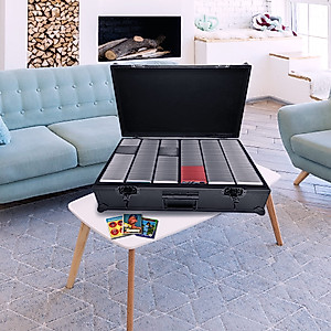 Hard Storage Case for 250+ Graded Cards Slabs | Designed for PSA, BGS, CGC, Toploaders, One-Touch, etc. | Strong Protection, Lockable Box with Foam Blocks