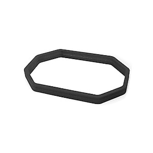 Polar Whale Polished Mirrored Bottom Vanity Organizer Tray for Home Bedroom Bathroom Perfume Jewelry Makeup Storage Stand Washable Durable Black Foam with Heavy Metal Mirror Large 14 x 9.5 Inches