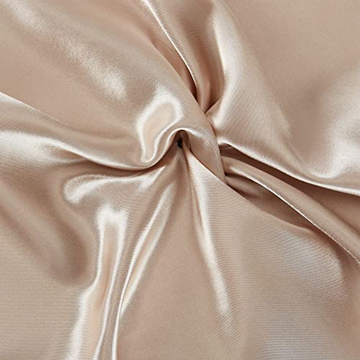 Great Bay Home Satin Pillowcase for Hair and Skin Jumbo/Queen - Caramel Silk Pillowcase 2 Pack 20x36 inches - Satin Pillow Cases Set of 2 with Envelope Closure