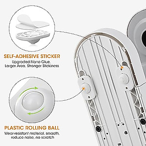 AIEVE 3 Pack Air Fryer Oven Liners & 8 Pack Self Adhesive Caster Wheels