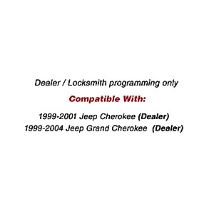 KeylessOption Keyless Entry Remote Control Car Key Fob Replacement for Jeep 56036860 GQ43VT9T