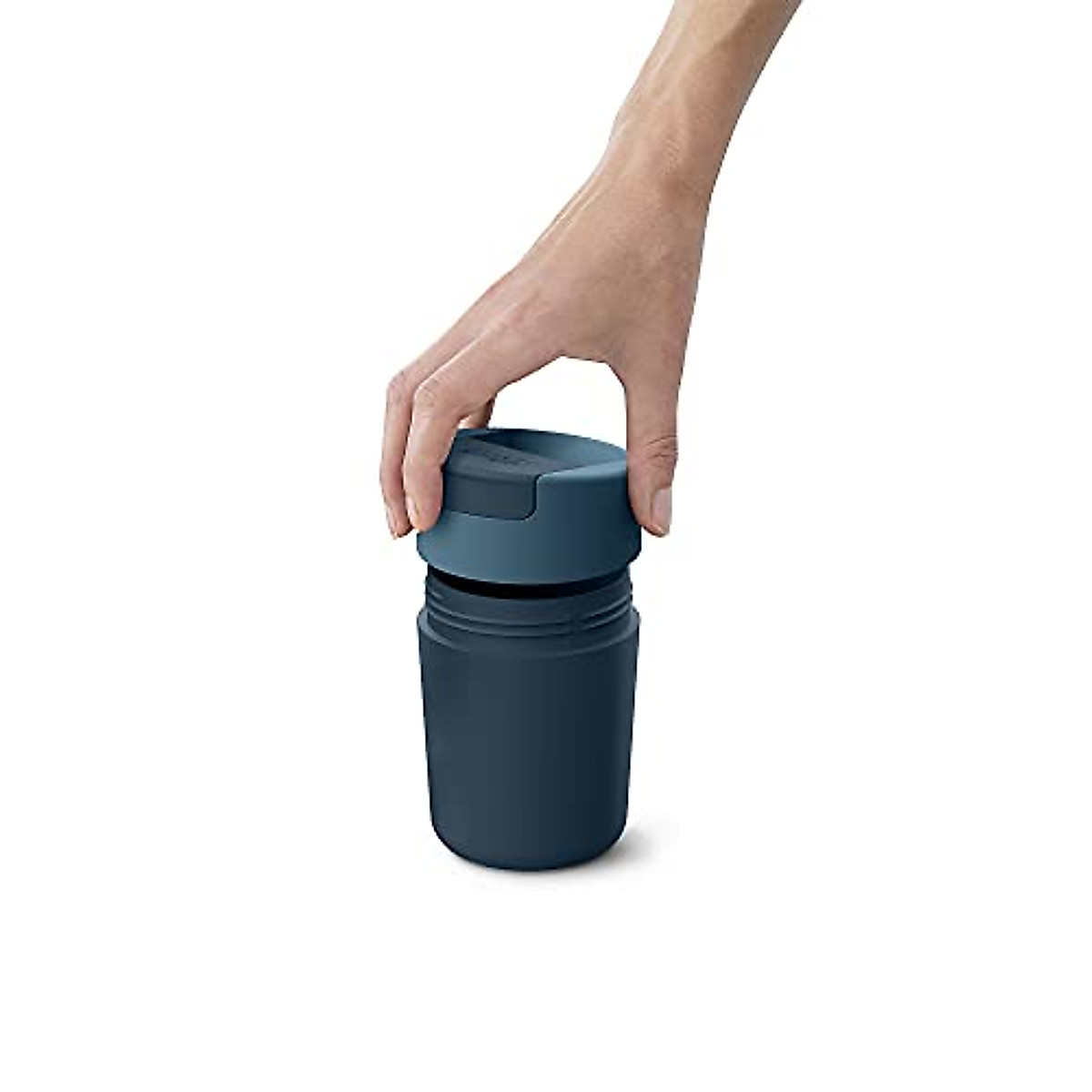 Joseph Joseph Sipp™ Travel Coffee Mug with Flip-top Cap - 340 ml (12 fl. oz) - Blue