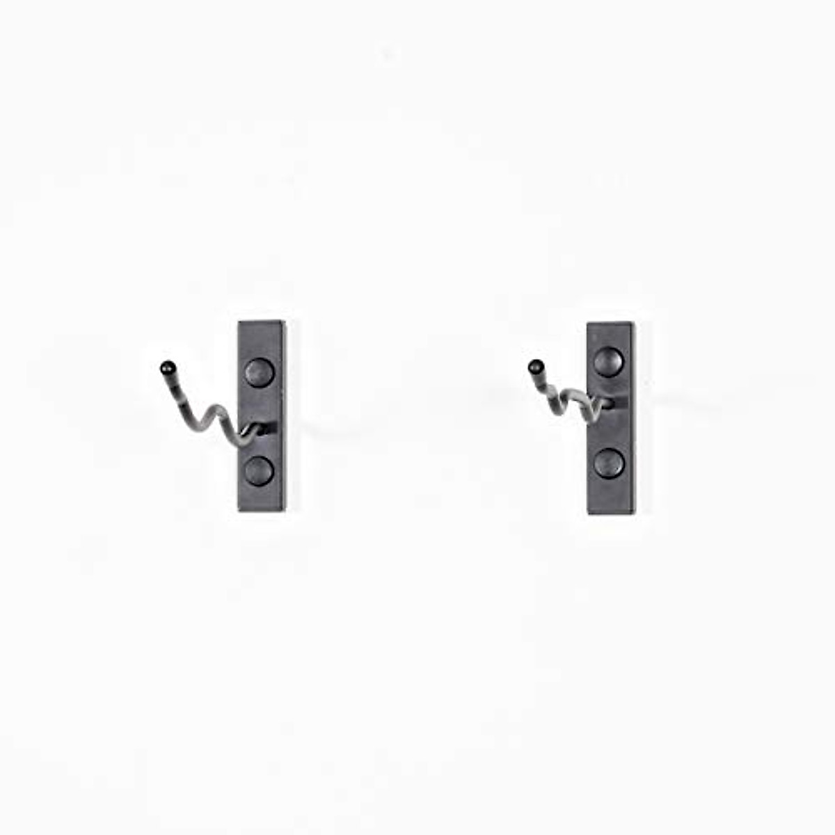 VintageView W Series Bottle Height Wall Mounted Metal Wine Rack (2 Bottles, Satin Black)