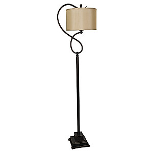 Crestview Collection AER160BRZG3 Steel Table/Floor LAMP Element Lighting