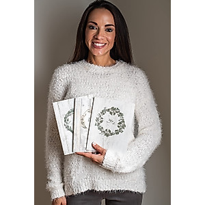 Southworth Large Flex 3-Pack Journals, 6.5" x 8.5", Rustic and Weathered Design, Premium 24 lb/89 gsm Paper, 64 Lined Sheets Each (91436)