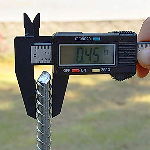 AAGUT 8 Pack Galvanized Rebar Tent Stakes J Hook 12 Inch, Chain Link Fence Stakes Canopy Yard Landscape Garden Staples, Heavy Duty Metal Steel Ground Anchors