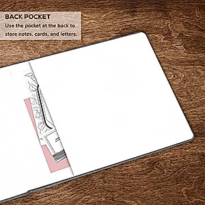 Skyline Funeral Guest Book for Memorial & Funeral Services – in Loving Memory Guest Sign in Book for Funerals – 738 Guest Entries with Name & Address, 129 Pages, Hardcover, 10x7″ (Grey)