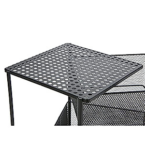 Mind Reader Storage, Black 2 Magnetic Rack