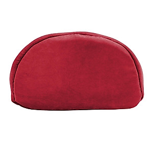 GOOPAWS 4 in 1 Self Warming Burrow Cat Bed, Pet Hideway Sleeping Cuddle Cave (Burgundy)