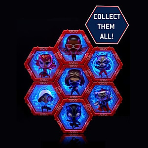 WOW! PODS Avengers Collection - Scarlet Witch | Superhero Light-Up Bobble-Head Figure | Official Marvel Collectable Toys & Gifts,4 inches