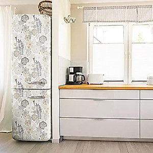 RoomMates RMK11326WP Beige Perennial Blooms Peel and Stick Wallpaper, Roll, Beige