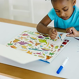 Melissa & Doug Sticker Collection Book: Dinosaurs, Vehicles, Space, and More - 500+ Stickers - FSC Certified