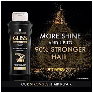 Gliss Shampoo Ultimate Repair 13.6 Ounce (400ml) (2 Pack)