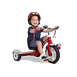 Radio Flyer Big Red Classic Tricycle, Toddler Trike, Tricycle for Toddlers Age 2.5-5, Toddler Bike