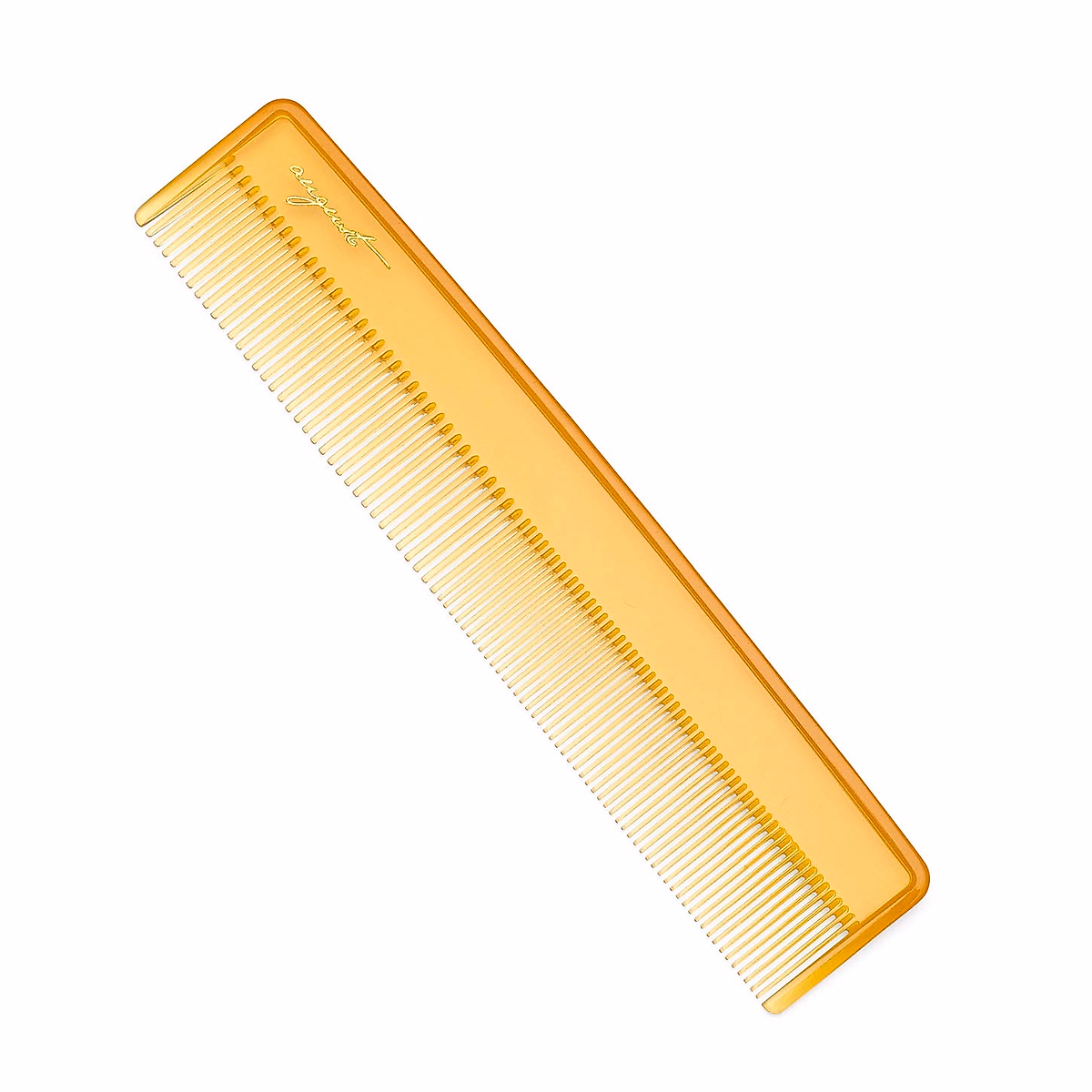 AUGUST GROOMING Vanity Comb in Honey with Black Suede case