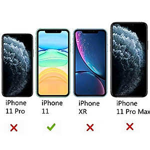 Tzomsze iPhone 11 Square Case Transparent, iPhone 11 Clear Case Reinforced Corners TPU Cushion，Crystal Clear Slim Cover Shock Absorption TPU Silicone Shell for iPhone 11 6.1 inch (2019)-Pink