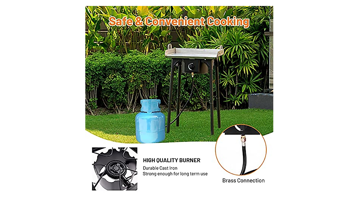 Portable Giantex Outdoor Single Burner Stove - 100,000 BTU