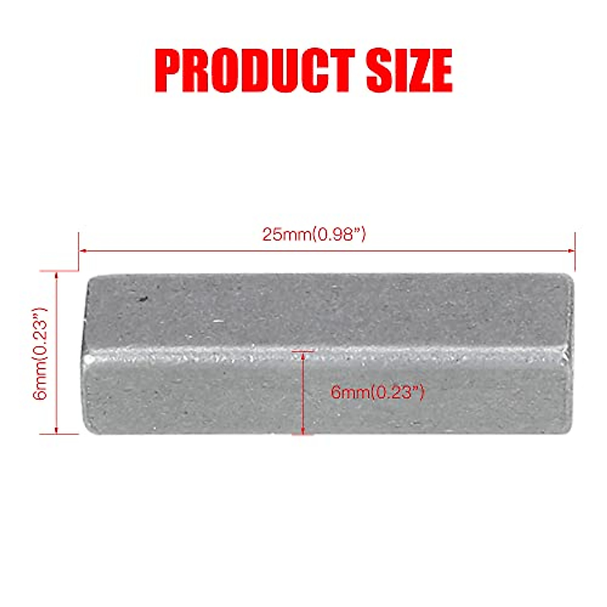 GREHUA 6" Mechanical Brake Disc 1" Bore 1/4" Keyway for Manco 9598 9597 Airheart MB-1 Yerf-Dog Carter ASW Buggies Bristers Go Kart Predator 212cc 196cc 6.5hp GX160 Carter Drift Trike Cart Parts Rotor