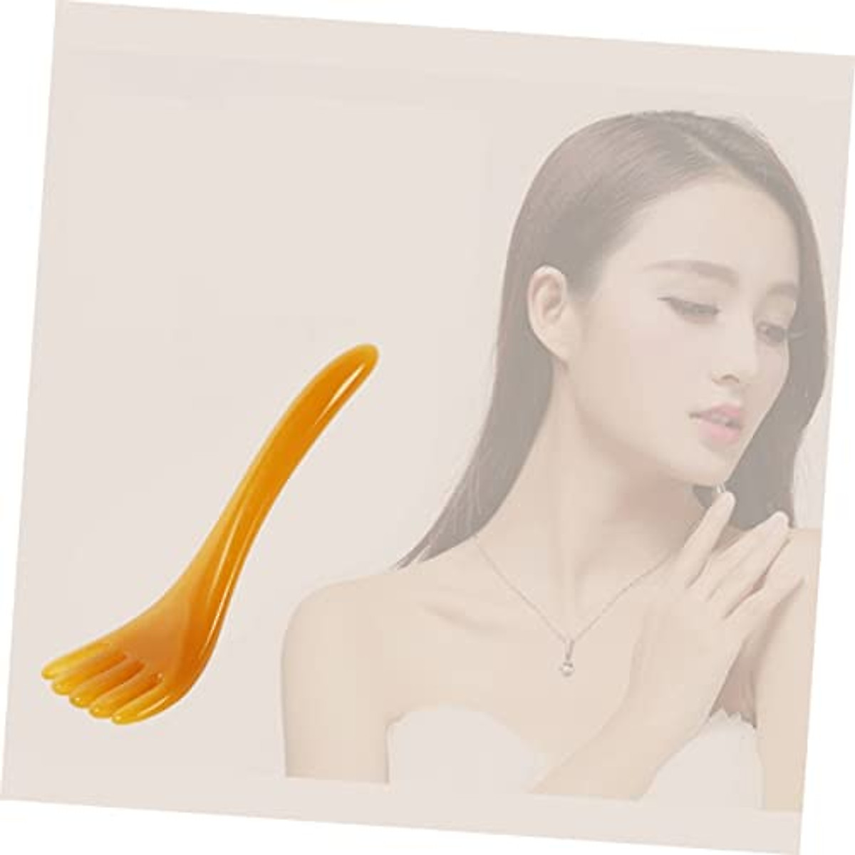 Healeved Massagers for Feet Thai Massage Tool Massaging Comb Jade Massager Massage Comb Massage Stick Facial Massage Tool Jade Comb Five Claw Massager Tendon Stick Sole of Foot