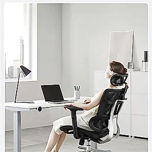 MARURY Big and Tall Office Chair, Desk Chairs, Backrest Computer Chair, Lifting and Rotating Electric Racing Chair, Ergonomic Office Chair for Home Office