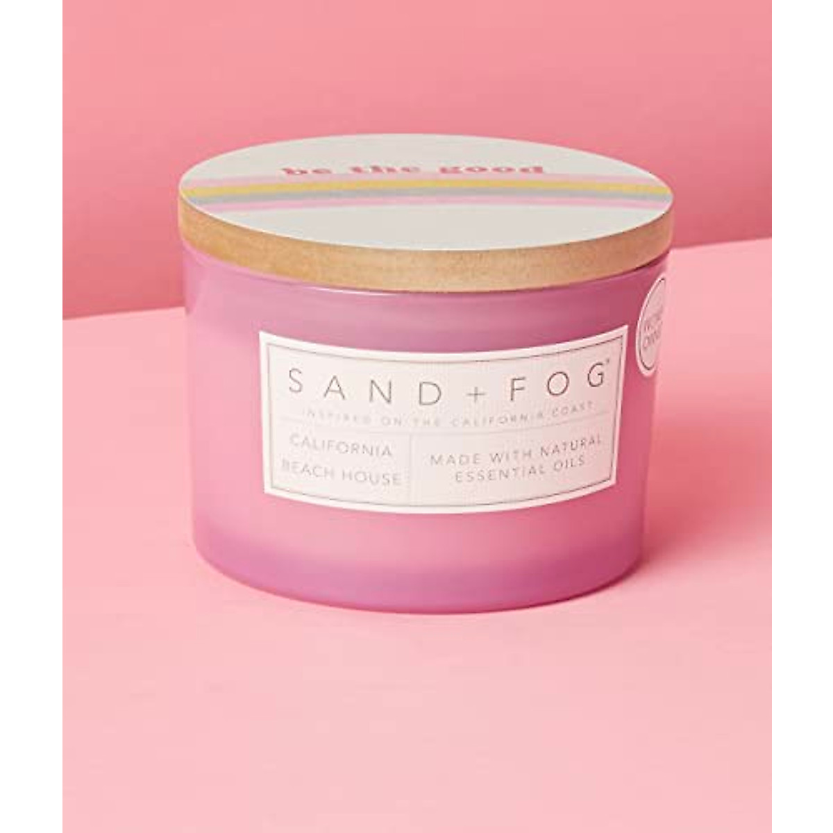 Sand + Fog - California Beach House - 12oz - Candle - Soy Wax Blend - White