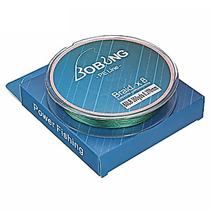 Ochoos 300M Length 8 Strands PE Braided Fishing Lines 0.6-5 7 Kinds of Line - (Size: 4, Color: Green) - Fishing Line