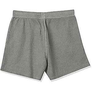 Reebok Women's Standard Shorts, Boulder Grey/Natural Dye, Medium