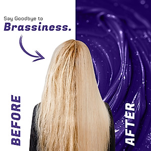 NOW BEAUTY Nourishing No Yellow Violet Shampoo - Purple Shampoo for Blonde Color-Treated Hair - Removes Brassiness - Hydrate - Vegan - Color safe - Paraben & Sulfate free - For Men & Women - 32 Oz