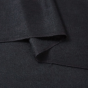 Paisley Pashmina Silk Scarf Shawl Jacquard Cashmere Wrap Stole Two Tones Reversible (Black)