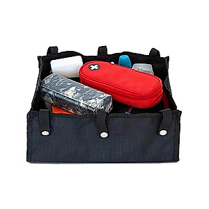 XINFULLWOL Walker Bags,Rollator Storage Bag Under Seat,Walker Accessories for Folding Walker, Accessories Bags for Seniors,Walker Underseat Replacement Medical Basket(Medium,Black)