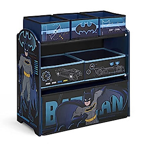 Delta Children Design & Store 6 Bin Toy Storage Organizer, Batman