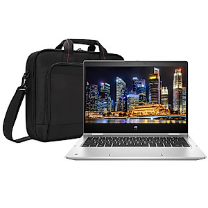 HP ProBook x360 435 G7 2-in-1 13.3in Touchscreen Laptop PC Bundle with Ryzen 5 4500U 6-Core, 16GB DDR4, 256GB M.2 NVMe SSD, 1920 x 1080 Display, Webcam, WiFi, Bluetooth, Win 10 Pro, and Laptop Bag