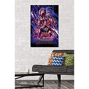 Trends International 24X36 Marvel: Avengers: Endgame - One Sheet Wall Poster, 24" x 36", Premium Unframed Version