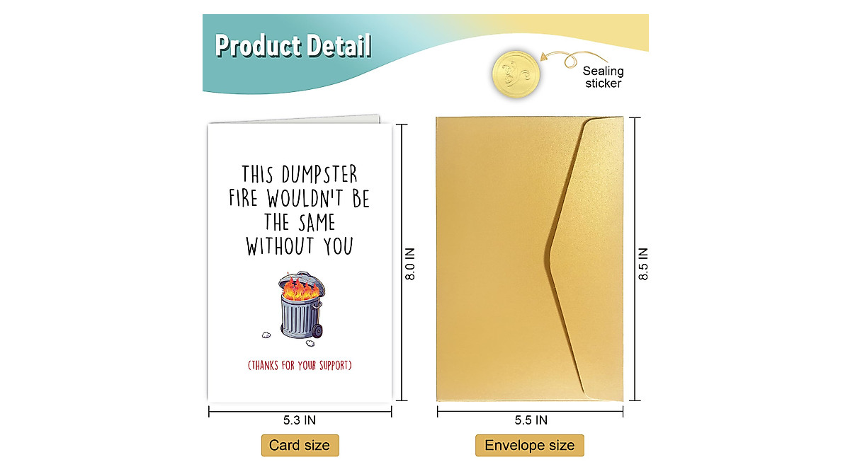 Funny Encouragement Card - Perfect for Thank You Moments