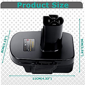 DM18GL Battery Adapter for Milwaukee 18V and for DeWalt 18V Lithium Battery Convert to only for Craftsman 19.2 Volt Battery（Can't for 20V Battery