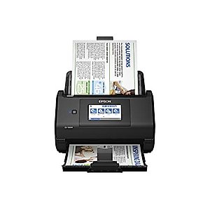 Epson Workforce ES-580W Wireless Color Duplex Desktop Document Scanner for PC and Mac with 100-sheet Auto Document Feeder (ADF) and Intuitive 4.3" Touchscreen