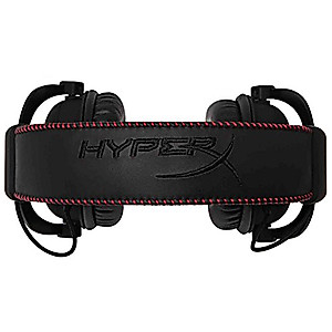 HyperX (KHX-HSCC-BK) Cloud Core Gaming Headset - Durable Aluminum Frame - 53MM Drivers - Detachable Microphone - Works with PC/PS4 and Xbox One, Nintendo Switch