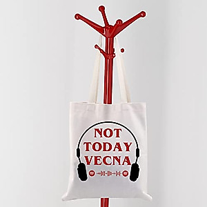 CMNIM ST Season 4 TV Series Inspired Gift Sci Fi Tote Bag Not Today Vecn- Sci Fi Thriller Movie Lover Gift for Fans (Sci Fi Tote Bag)