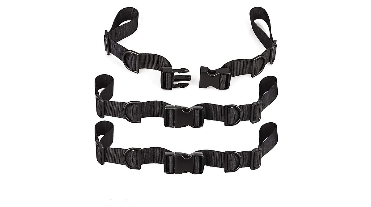 Heavy Duty Backpack Chest Straps - 3 Pack for Hiking & More