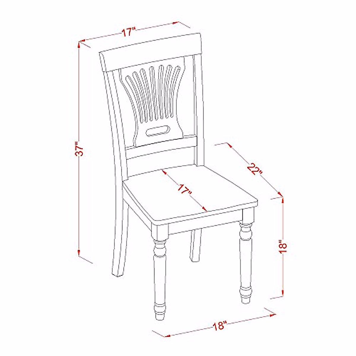 East West Furniture Dublin 3 Piece Kitchen Set for Small Spaces Contains a Round Table with Dropleaf and 2 Dining Room Chairs, 42x42 Inch, Buttermilk & Cherry