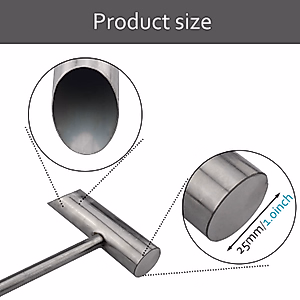 JJHXSM Marshmallow Machine Spoon 28x8cm Long Handle Stainless Steel Sugar Spoon Cotton Candy Machine Spare Parts