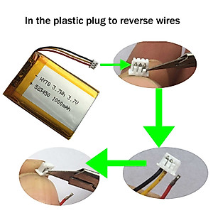 AOLIKES 523450P Battery, 1000mAh Battery Replacement for Corsair H2100 HS70 Void Pro RGB Wireless Headset, Razer Opus X Headset Battery Replacement