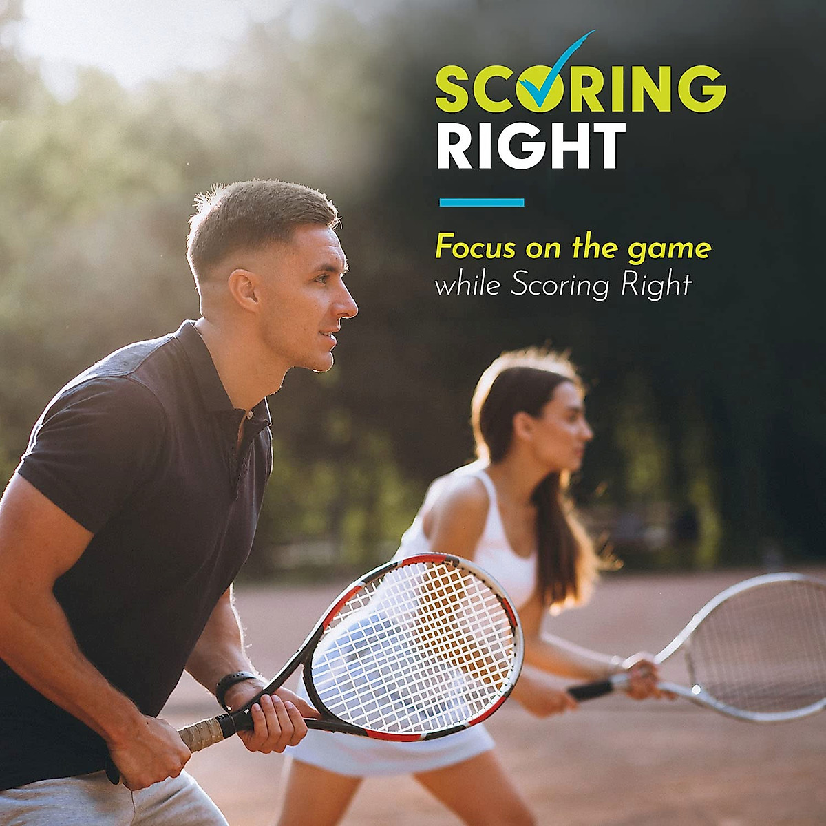 Scoring Right Tennis Net Height Mini Measuring Tape and Keyring, Portable 59 Inch Flexible Measuring Tape for Measuring Tennis Net Height, Green