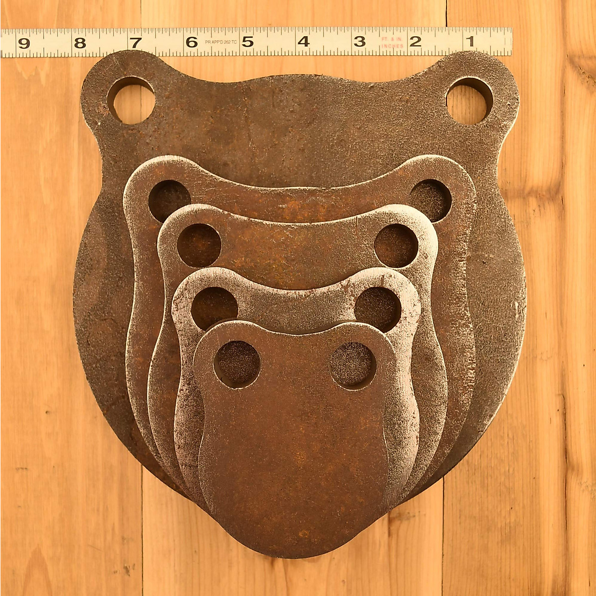 1/2" Thick AR500 Steel Shooting Targets 3" 4" 5" 6" 8" Gong Set