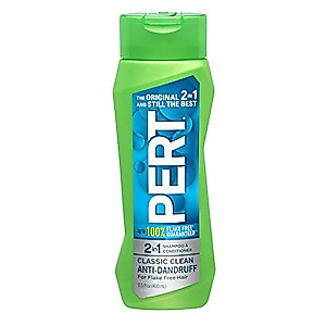 PERT 2 IN 1 Shampoo and Conditioner, Anti-Dandruff, 13.5 Fl. Oz (Pack of 6)