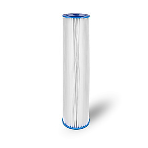 Big 20 x 4.5 inches Pleated Washable & Reusable Sediment Filter 5 Micron Amplified Surface Area, Removes Sand, Dirt, Silt, Rust, Extended Filter Life for 20" Big Housing
